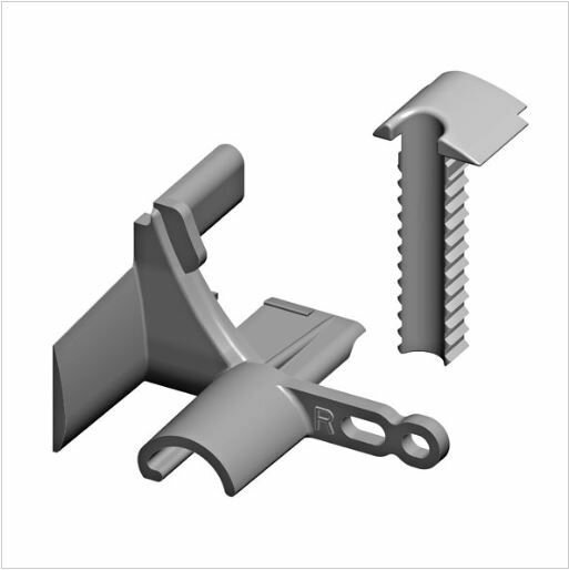 Alutech, Устройство направляющее GD9/C, коричневый, 313052102, 1 шт.