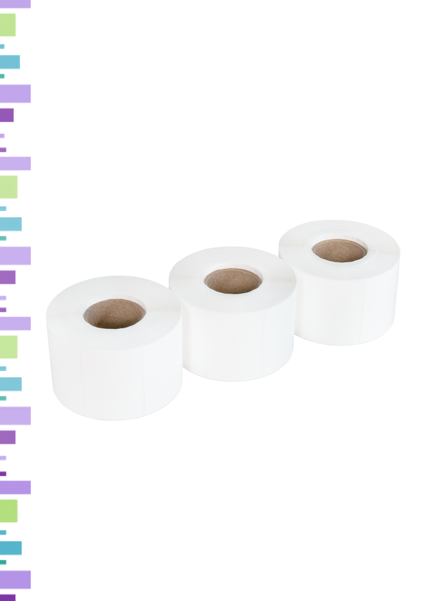 Термотрансферная этикетка полипропилен 58х40, 3 ролика (1000 шт в ролике) втулка 40 мм упаковка