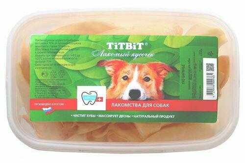 Титбит 009765 Ухо баранье (банка 3,3л) 200гр