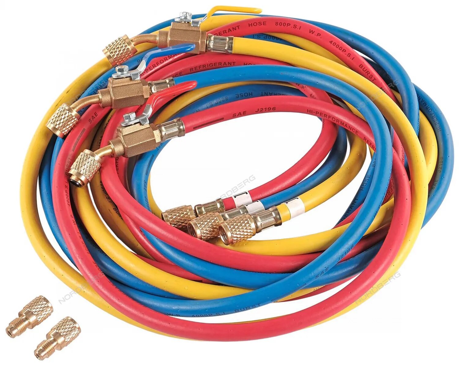 01-00001629 Шланг заправочный для фреона 3,0 м (в компл. 3 шт)