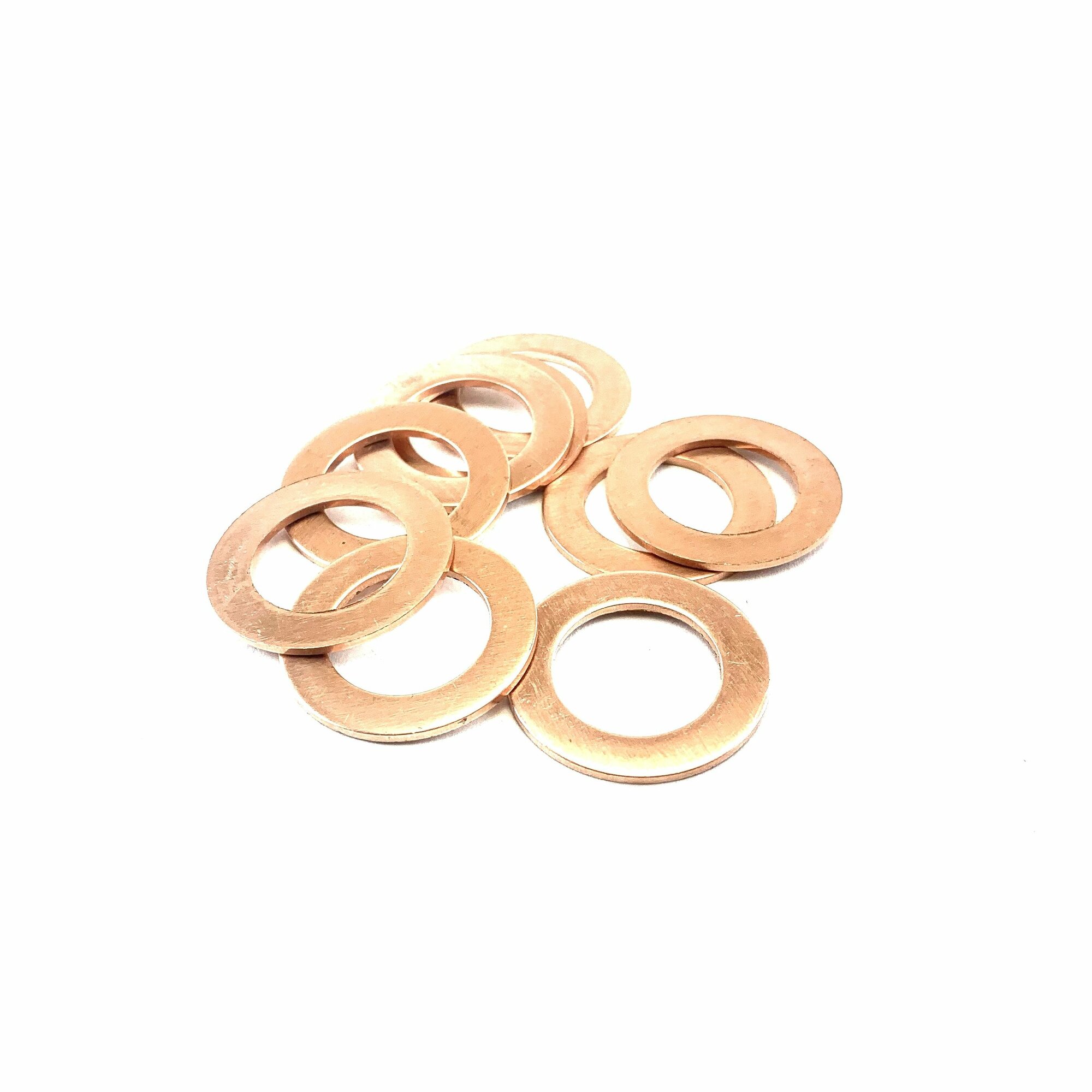 Шайба медная 14х22х0,5 (Комплект 10 шт.)