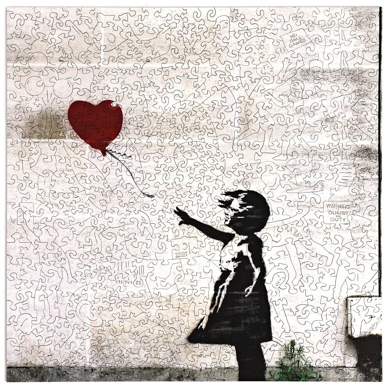 Пазл Active Puzzles "Девочка с шаром Бэнкси", дерево, 450 элементов, от 14 лет