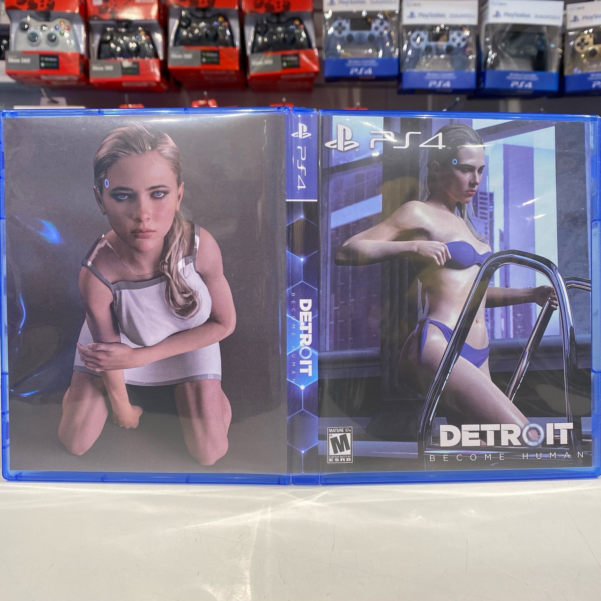 Игра Detroit: Become Human PS4 - Кастомная обложка для диска №15