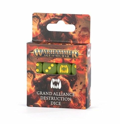 Кубики Grand Alliance Destruction Dice (2024) Warhammer Age of Sigmar