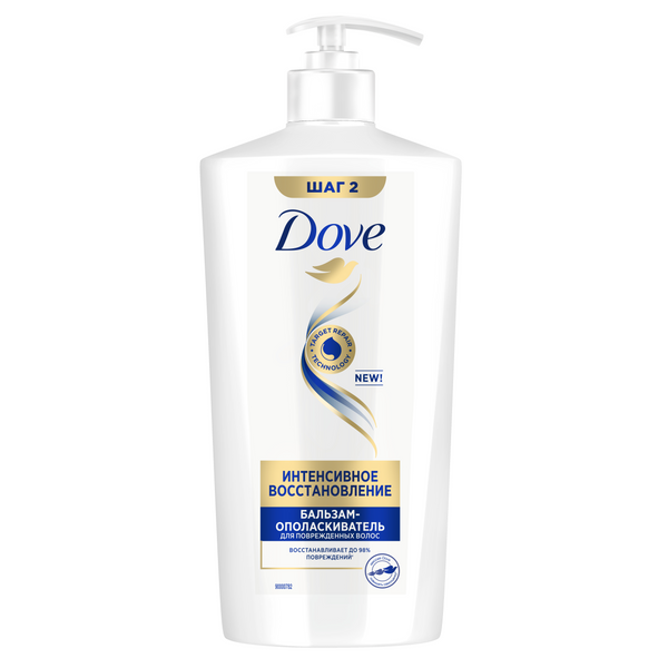 Набор из 3 штук Dove бальзам для волос интенсивное восстановление 630 мл