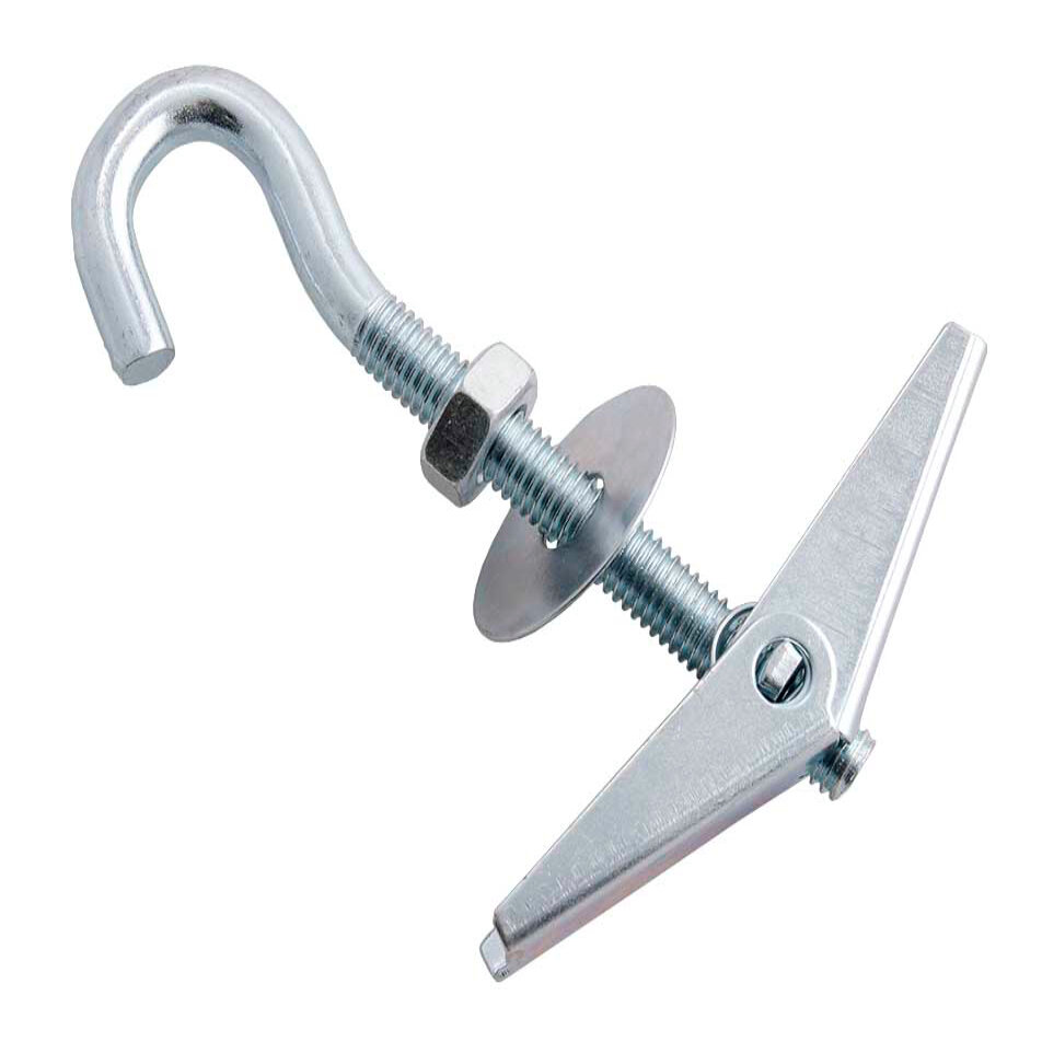 Дюбель складной пружинный с крюком M5 (1шт.)