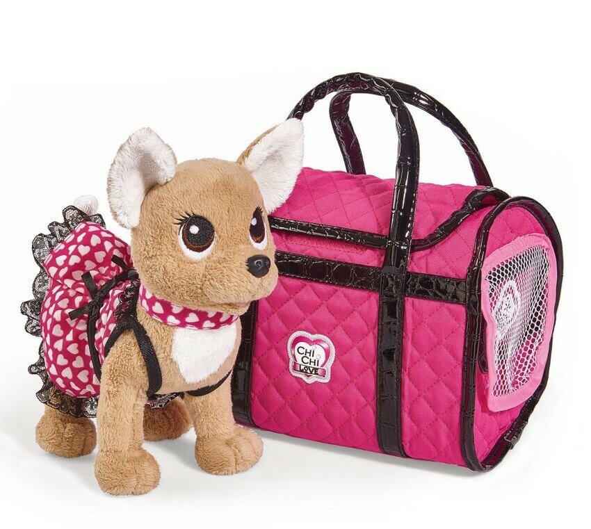 Плюшевая собачка Chi-Chi love Париж 2, 20 см 5893123