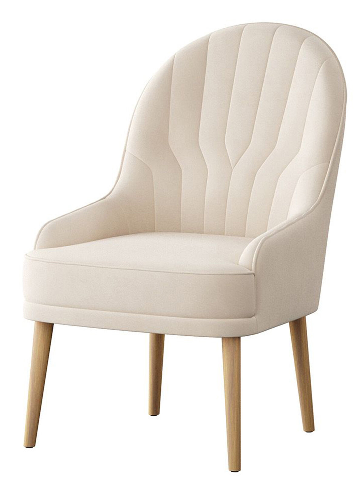 Кресло Фарго модель 013 "Сильва", велюровая обивка Ультра ивори