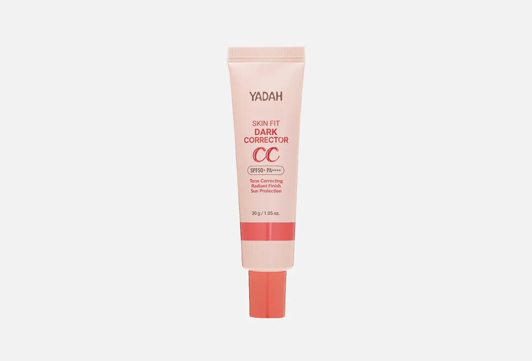 Крем YADAH Skin Fit Dark Corrector BB SPF 50+, защита от солнца, увлажняющий, 30 г