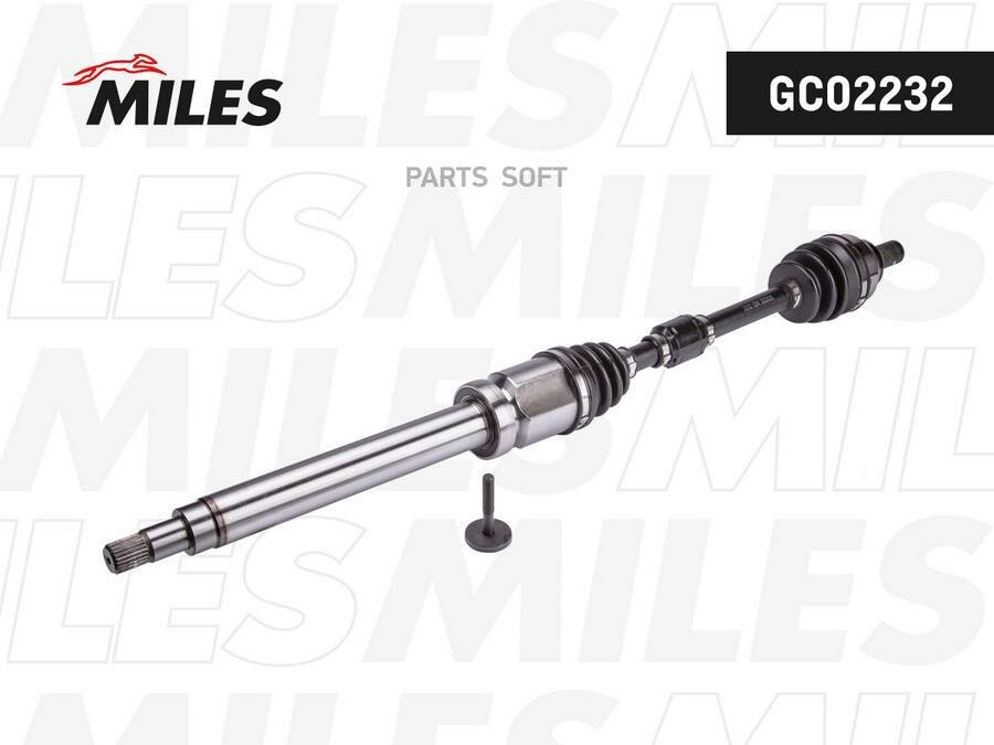 GC02232 MILES Привод в сборе FORD FOCUS II 1.8 04- прав.