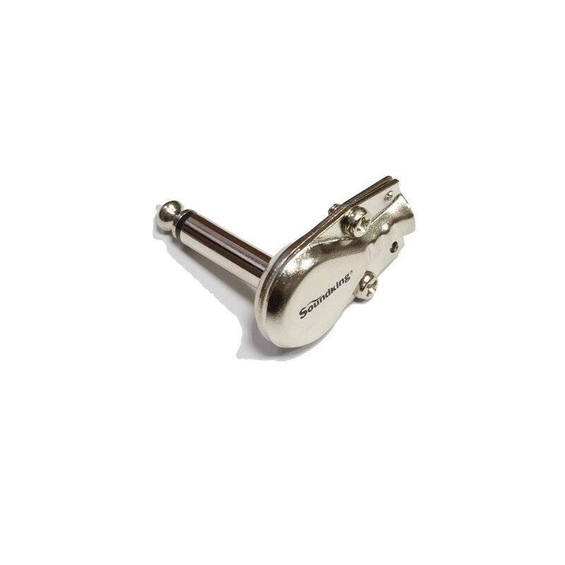 Джек Разъем на кабель 1/4” Male (6,35мм) моно, угловой. CC143 Soundking