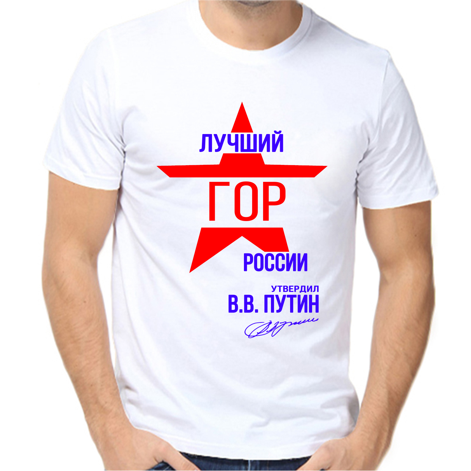 Футболка лучший гор россии