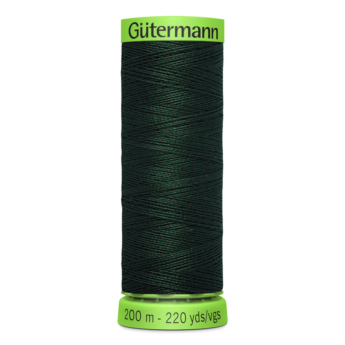 Нитки швейные Gutermann Extra Fine 150, 5 шт*200м, для особо деликатных тканей (472 темно-бутылочный)