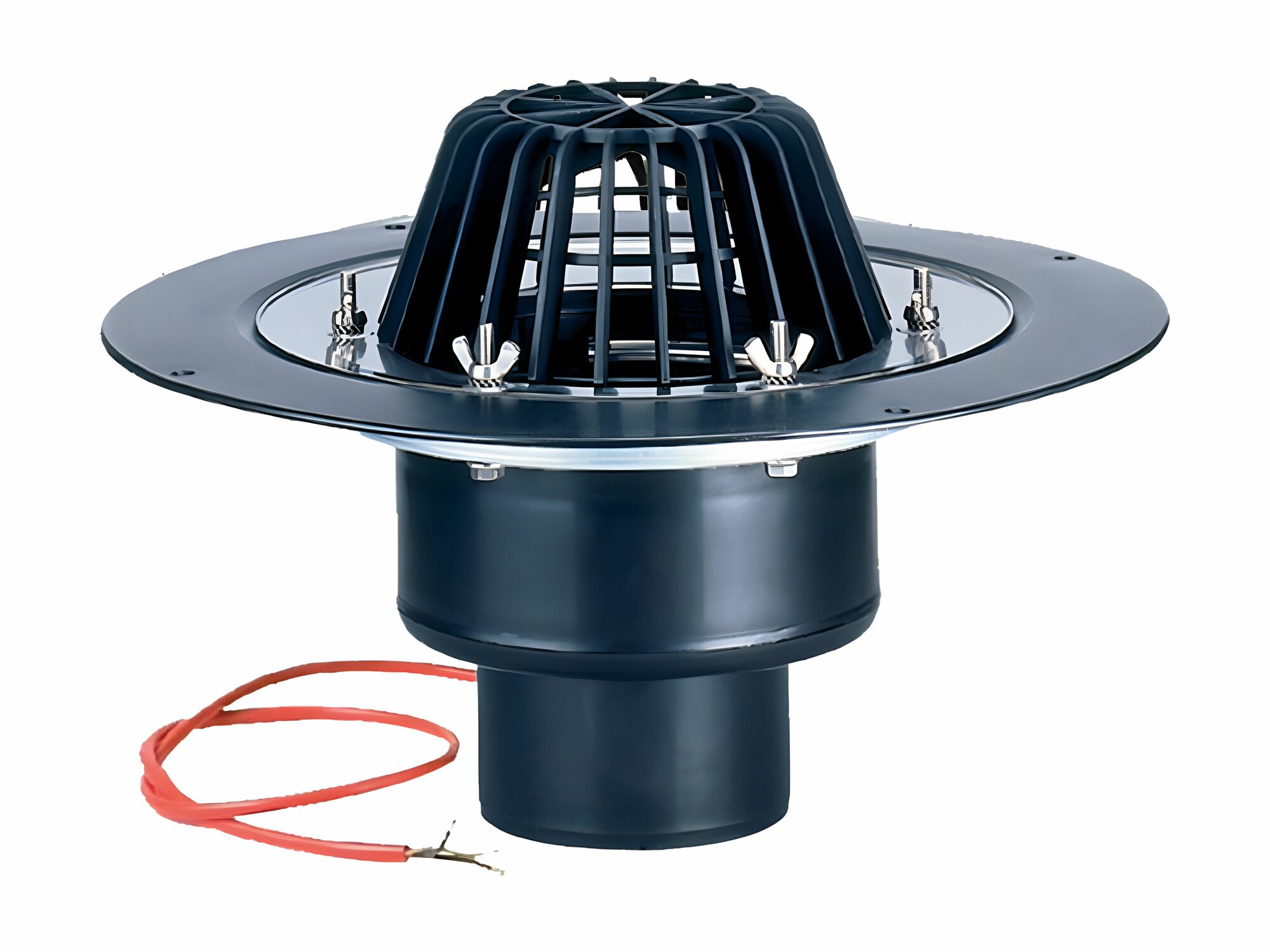 Воронка кровельная HL62.1/1, DN110, с листвоуловителем и электрообогревом