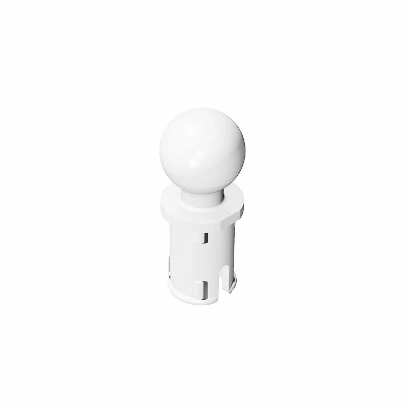 Белый пластиковый блок Gobricks, Цвет: 090