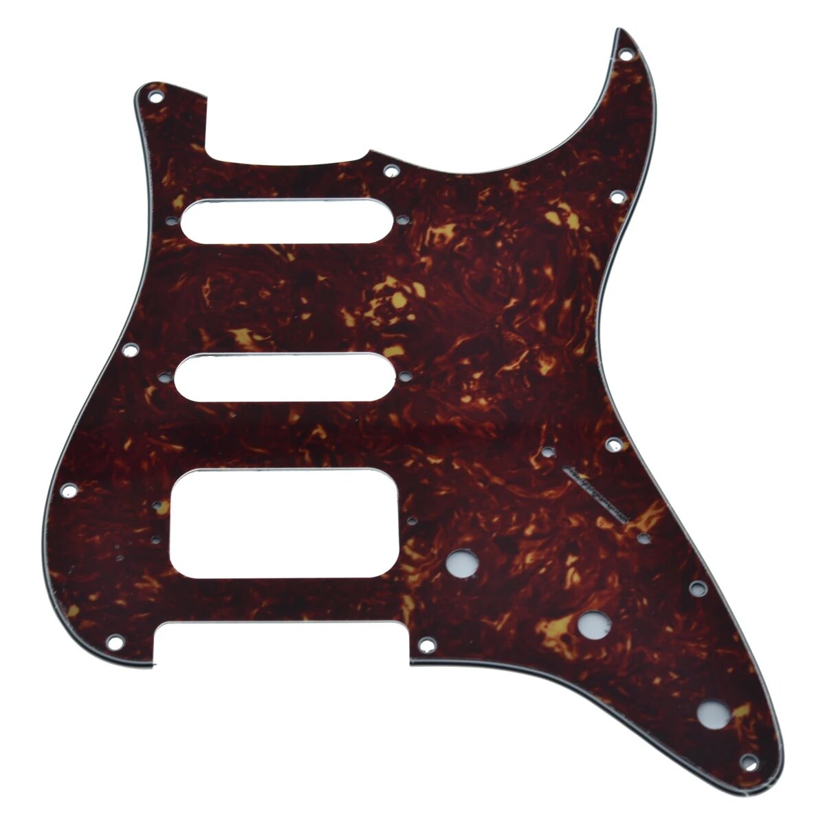 Коричневый винтажный черепаховый Pickguard для Strat HSS