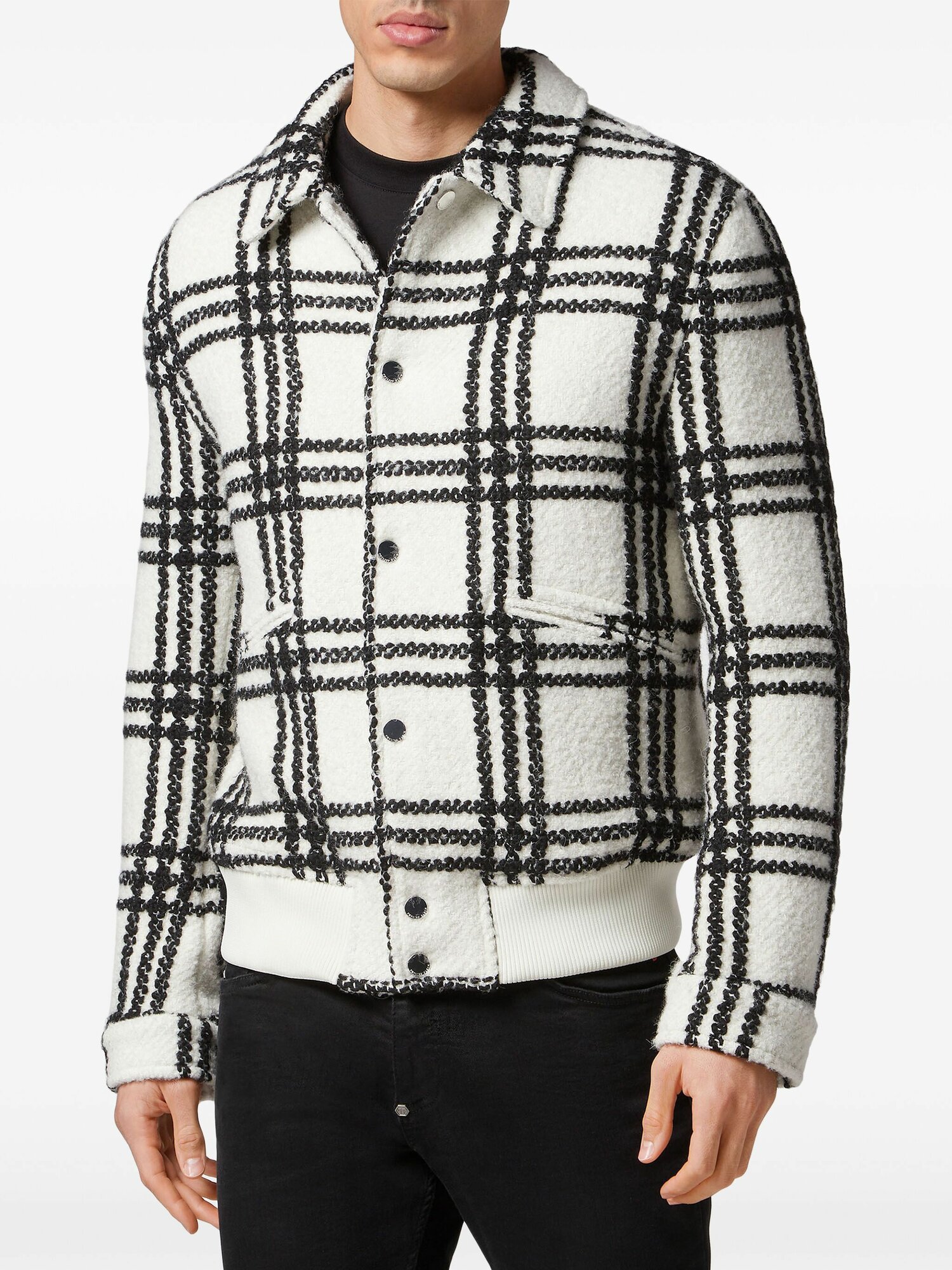 Куртка PHILIPP PLEIN Gothic Plein, размер 58, white — фото 1