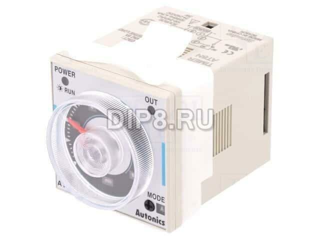 Реле AUTONICS AT8N, времени (Таймер), индикатор аналоговый