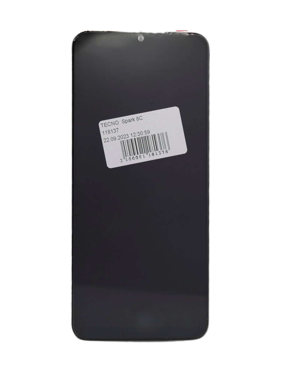Дисплей для Tecno Spark 8C ORIG черный