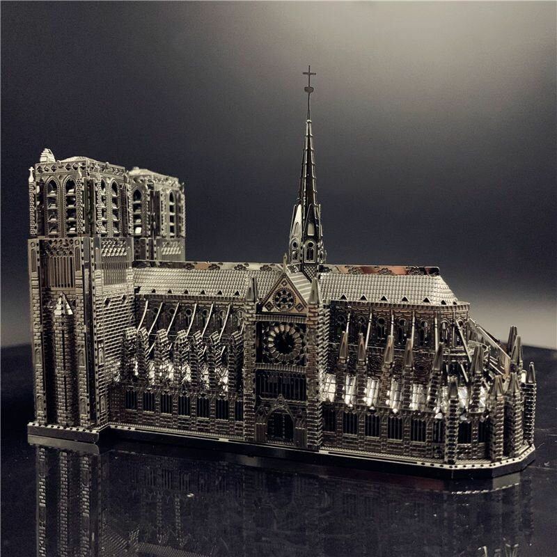 3d конструктор/Металлическая головоломка Церковь Василия Блаженного/Собор Парижской Богоматери