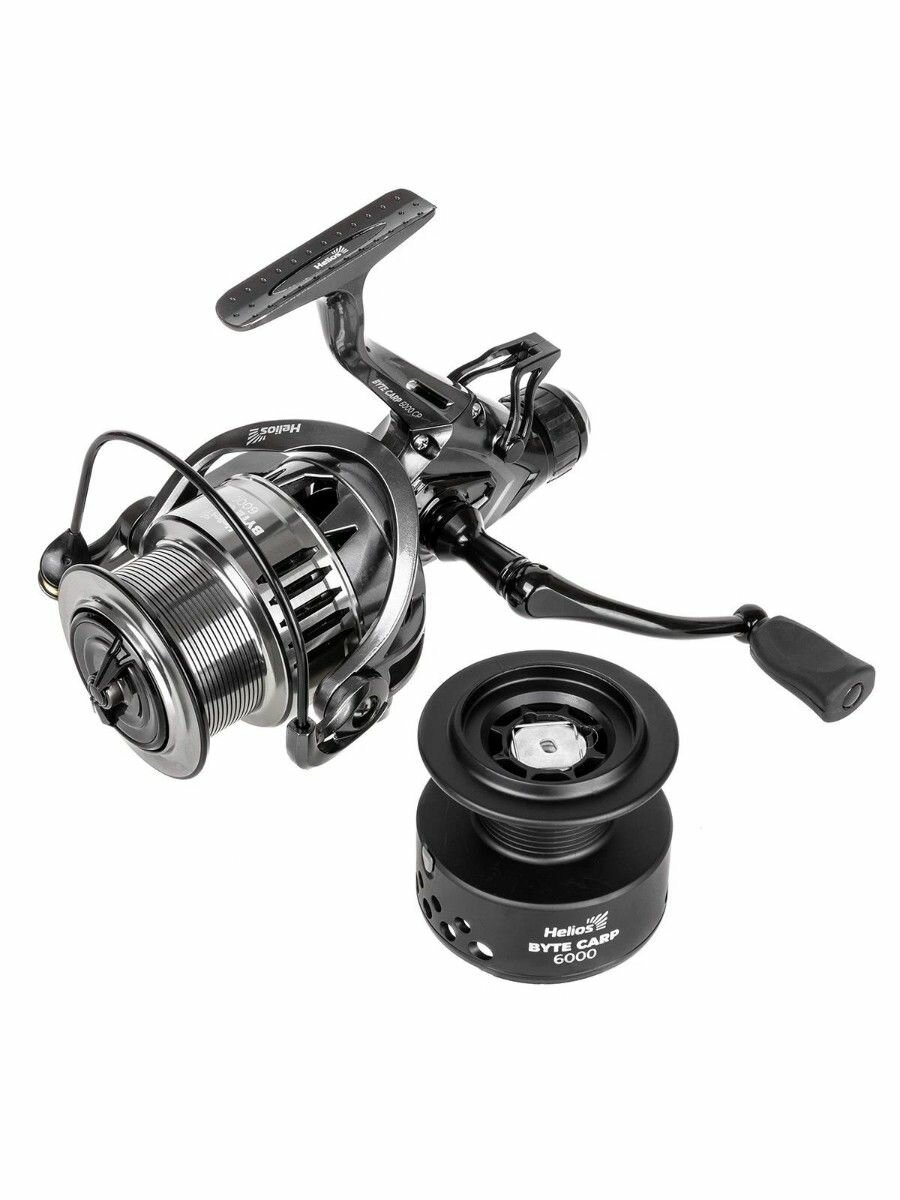 Катушка безынерционная Helios Byte carp (HS-BC-6000-S) 6000 CP 4+1 подшипник + запасная шпуля