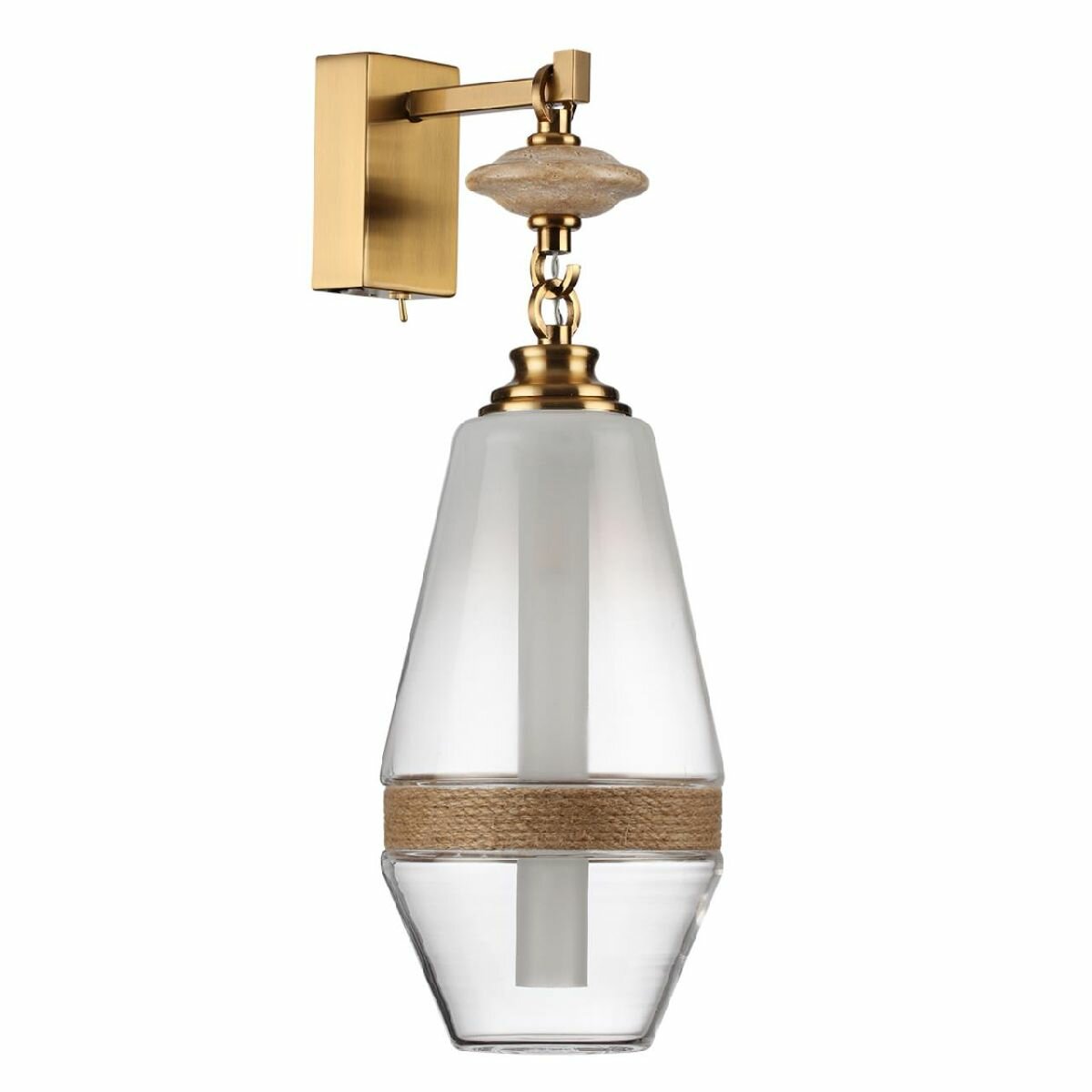 Бра Odeon Light Pendant Krema 5441/1W цоколь G9 цвет латунь 6 Вт