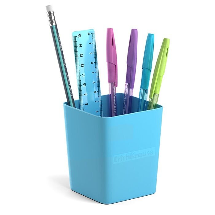 Набор настольный Erich Krause Base, Pastel, голубой (53310)