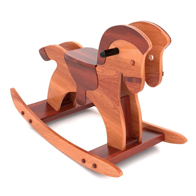 Детская качалка деревянная Лошадка 86х46х63,5