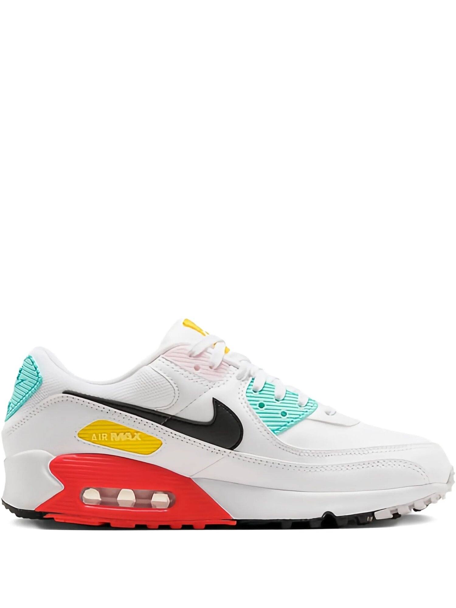 Кроссовки Air Max 90 White/Black/Pink Foam/Bright Crimson