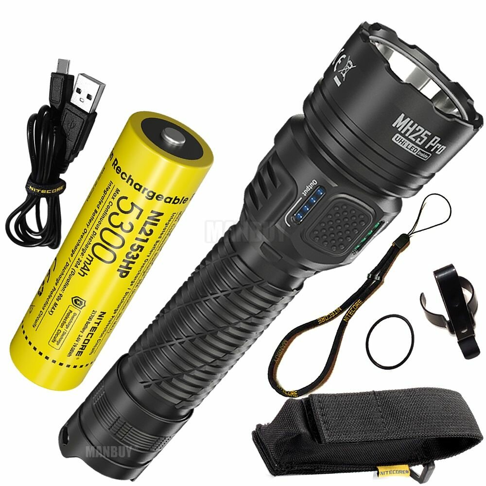 Nitecore MH25 Pro 3300 люмен USB-C аккумуляторный фонарик