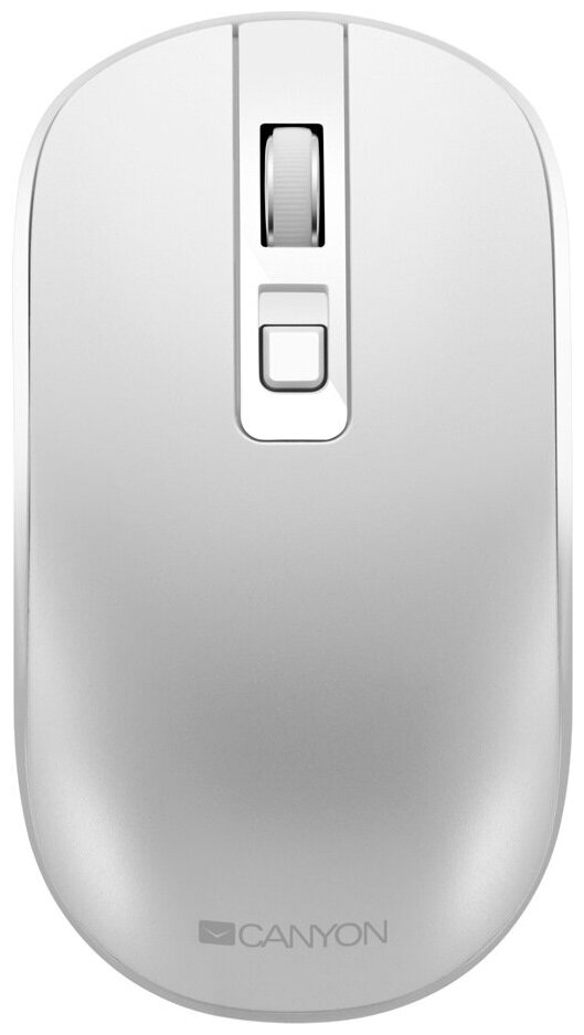 CNS-CMSW18PW / Мышь беспроводная CANYON MW-18 [CNS-CMSW18PW] белый [1600 dpi, USB Type-A, кнопки -