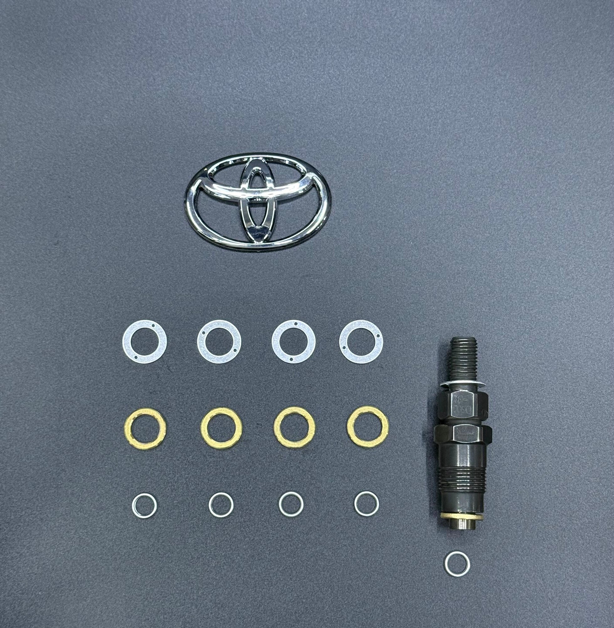 Комплект колечек топливной форсунки на 4 штук TOYOTA 2-3С-T DIESEL