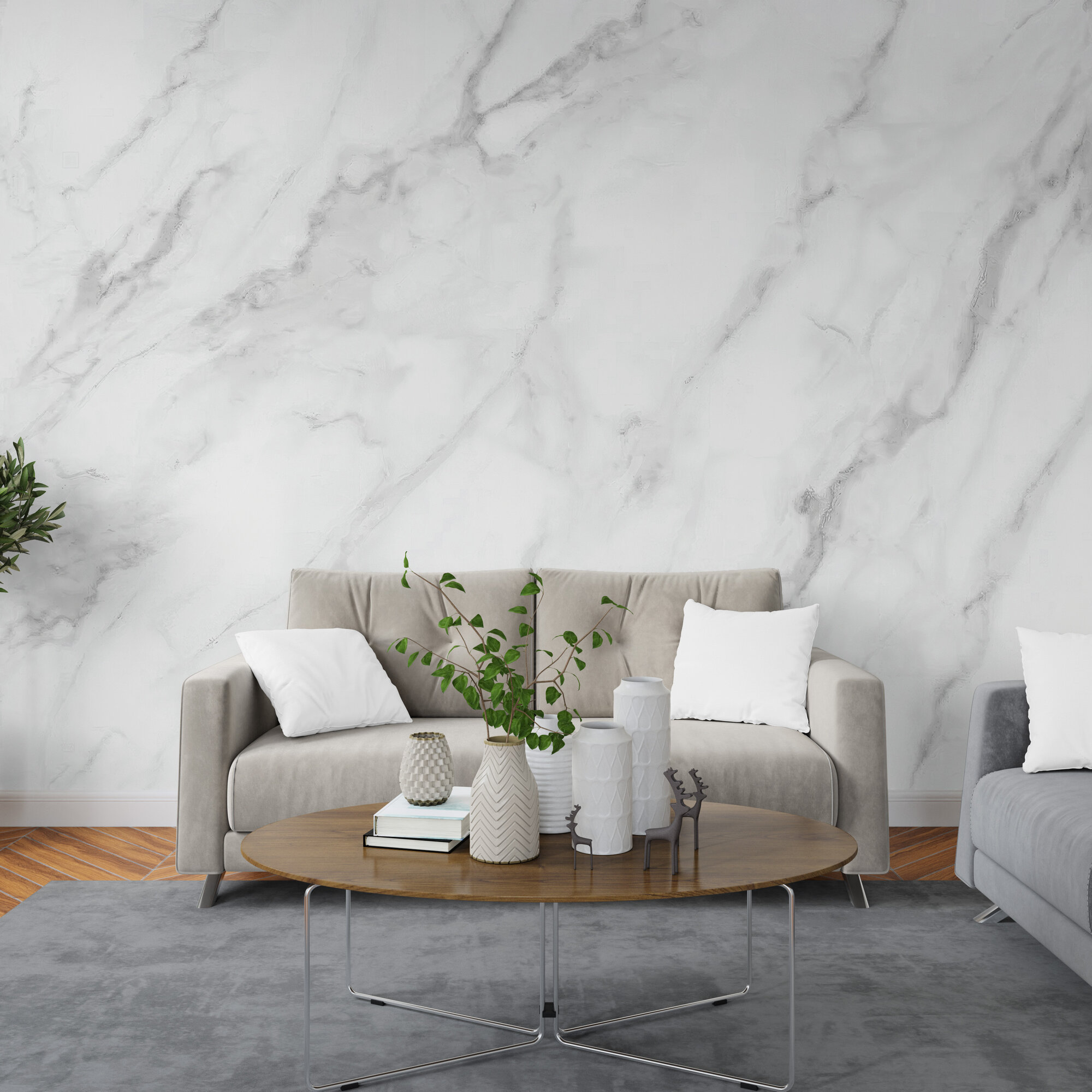 Гибкий мрамор "Эрса" полотно №1; 1420х2850; 4,047 кв. м.