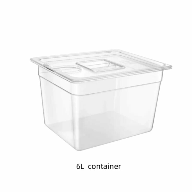 Контейнер Sous Vide 6л/11л для мультиварки из прозрачного пластика 6L container