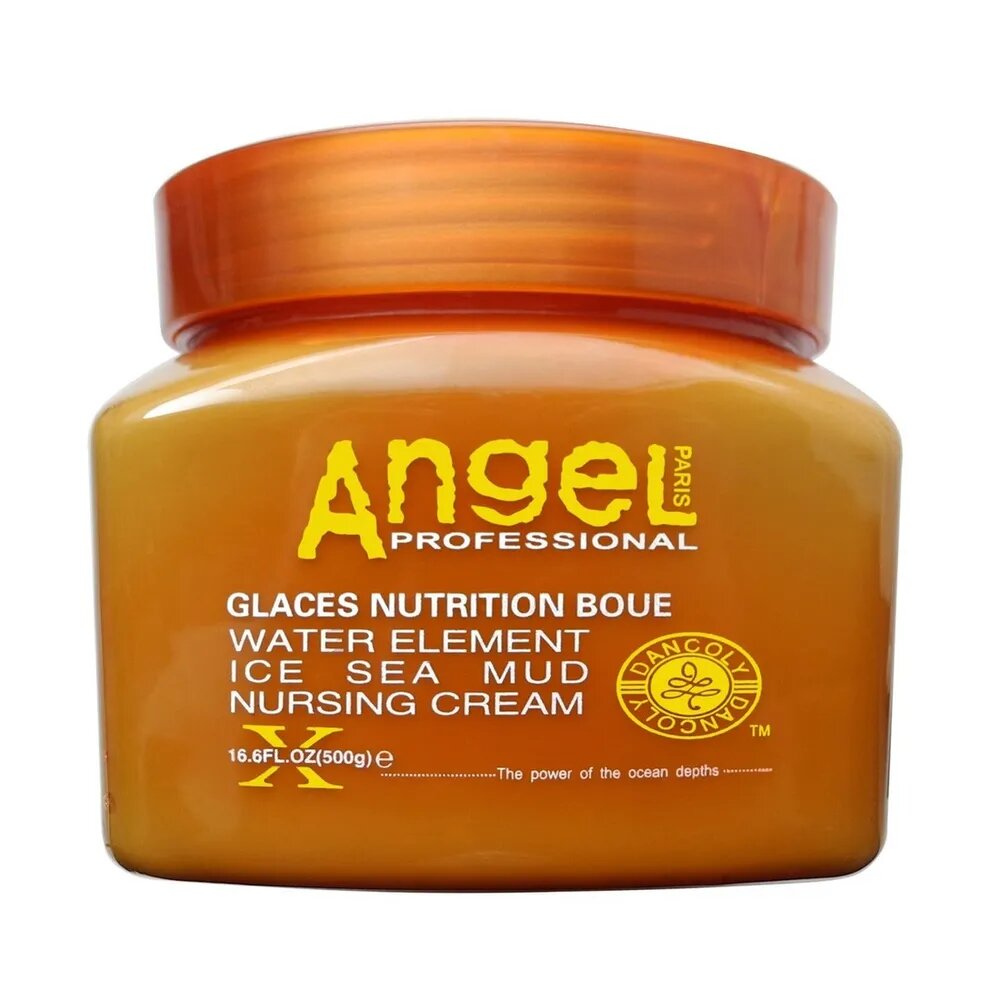Крем-маска Angel Professional для волос и кожи головы с замороженной морской грязью Water Element Cream, 500 мл
