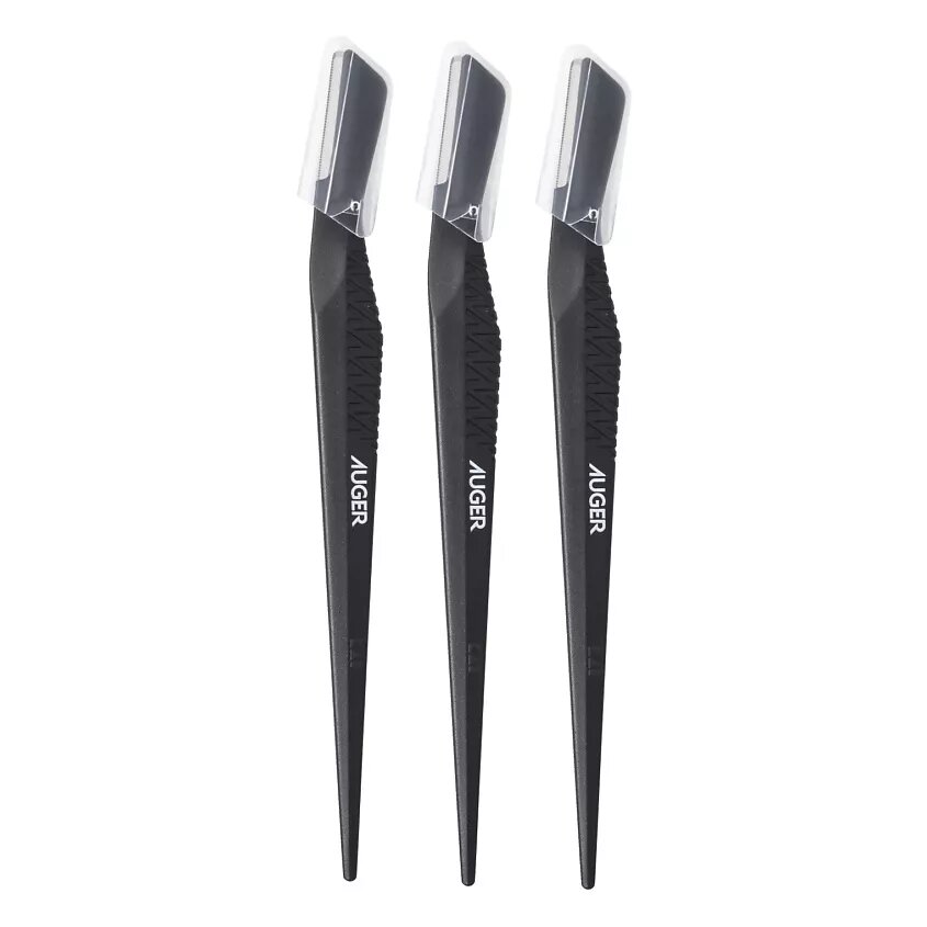 Комплект косметических бритв AUGER для бровей и лица 3 шт (GA0115/AGML-3P)