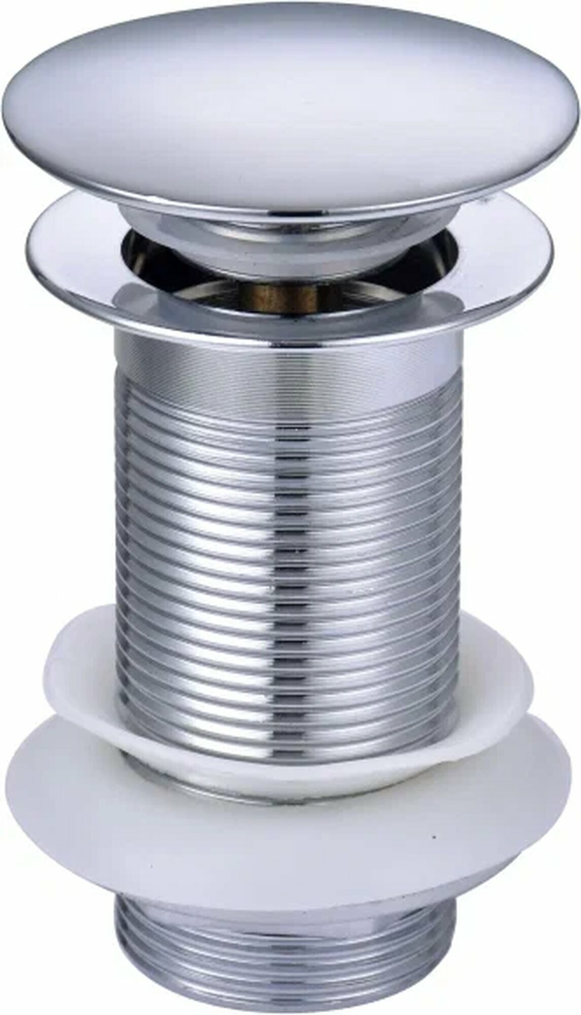 Донный клапан Aquatek AQ6000CR, хромированный, для раковины, латунь