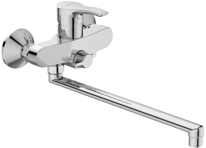 Смеситель с длинным изливом для ванны Vidima Meloy BA412AA, хром