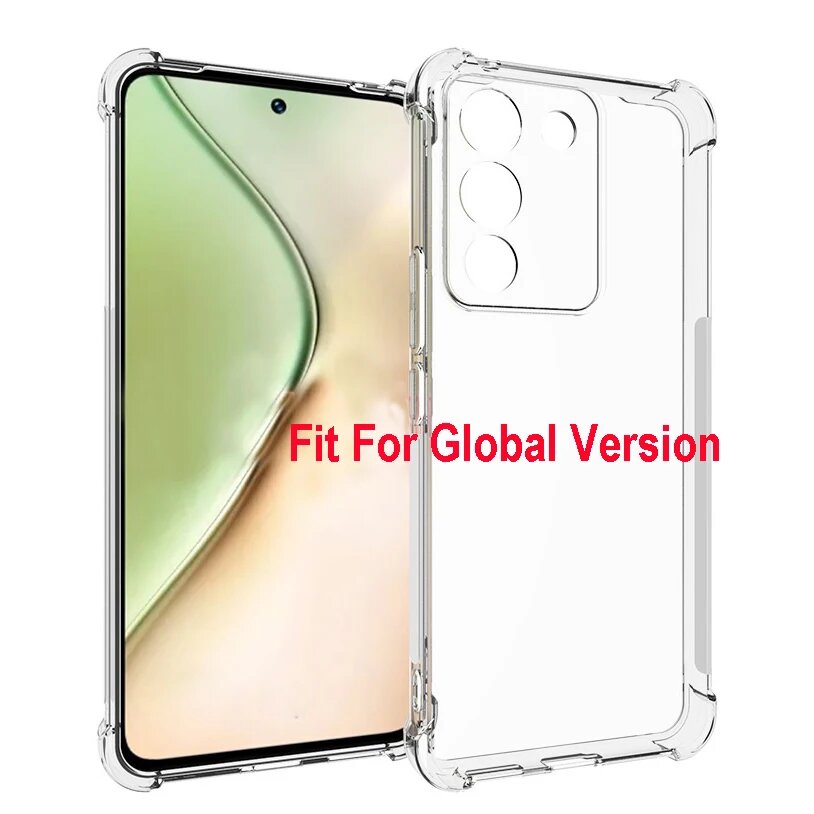 Противоударный чехол для Vivo V30 Lite 5G Global, прозрачный