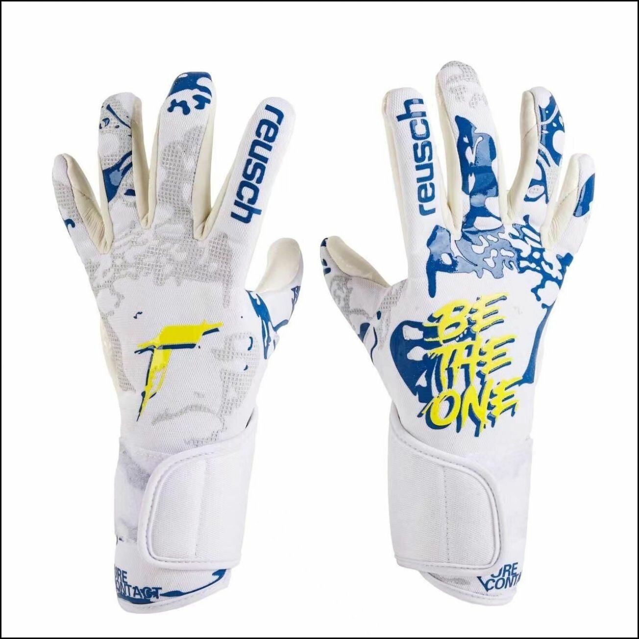 Reusch Pure series Противоскользящие тренировочные износостойкие футбольные перчатки вратаря Новая модель 2025
