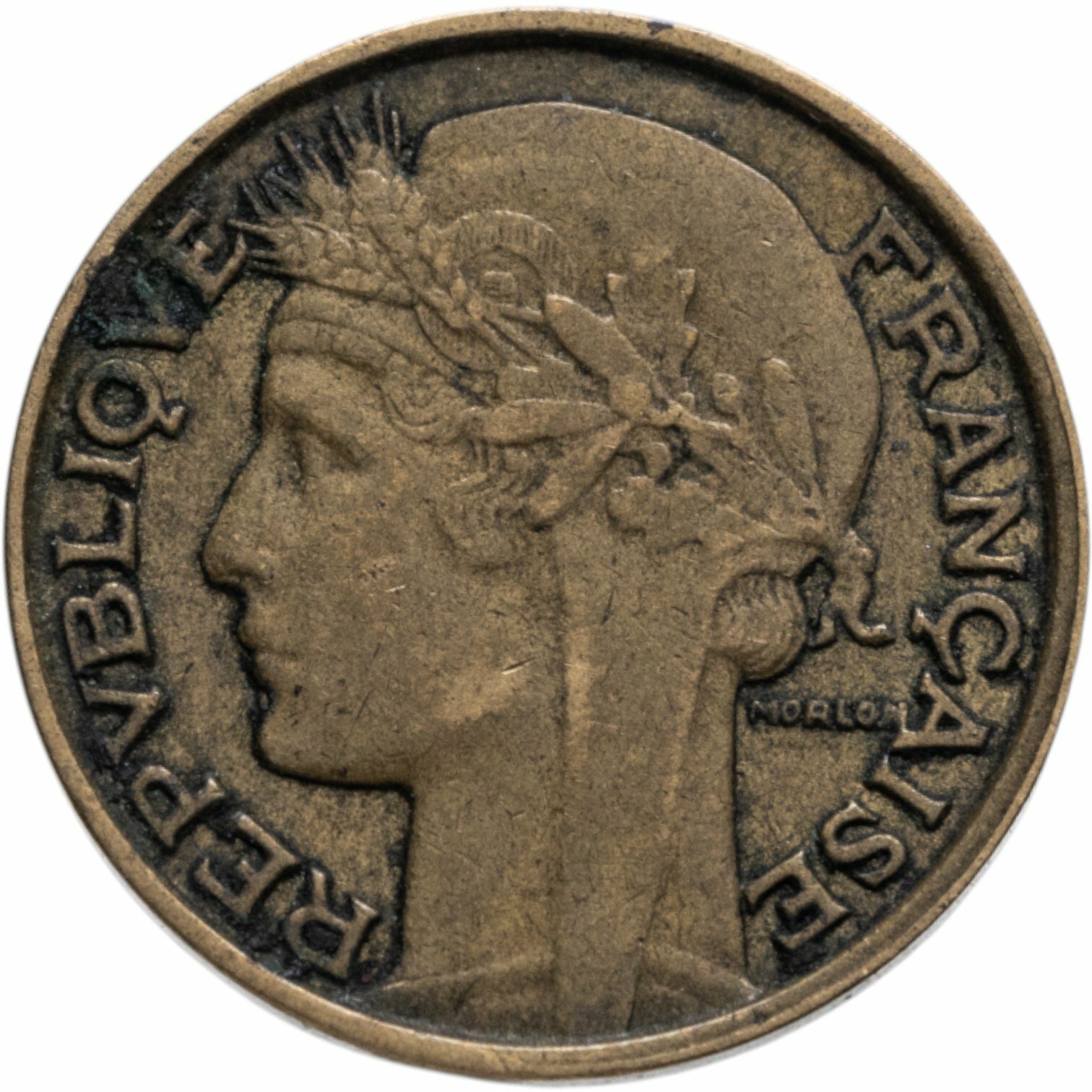 Франция 50 сантимов 1931, Алюминиевая бронза, в сохранности VF-XF