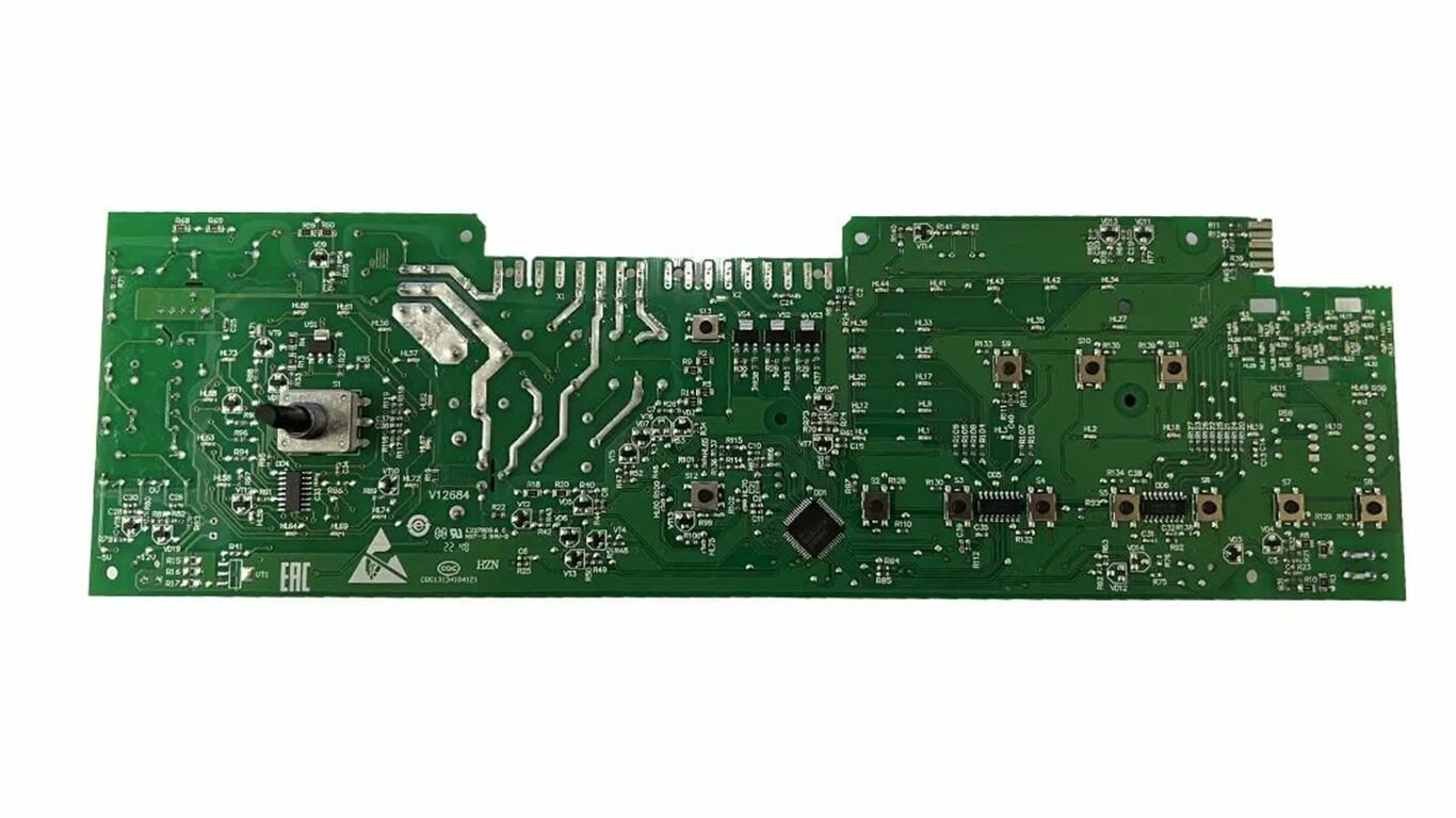Модуль для стиральной машины Atlant 906345000509 (0321800574 V01 MAC110-1,V98472, KBKED003D, KBKEDC04A). Товар уцененный