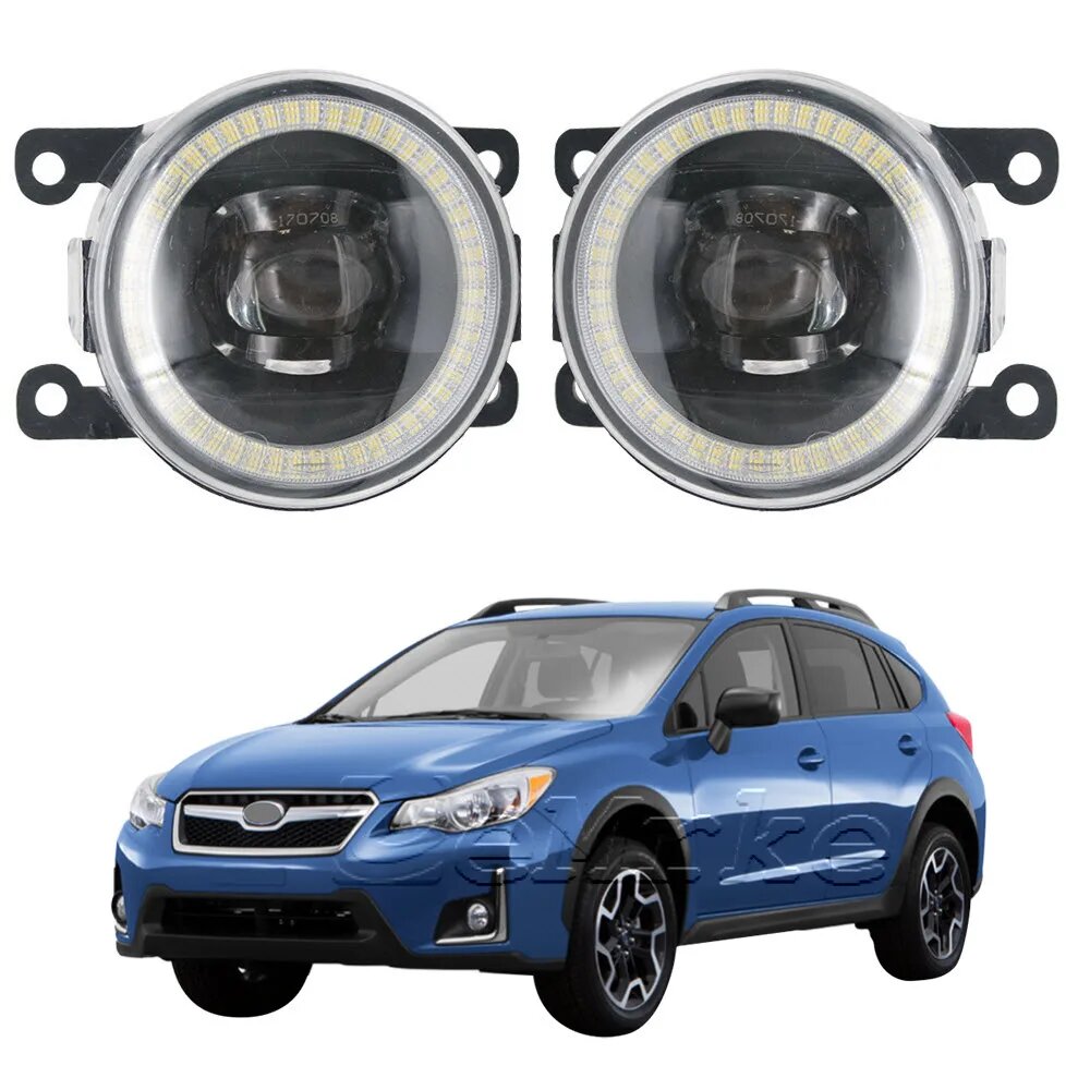 Дневные ходовые огни для Subaru XV Crosstrek / Crosstrek GP GT 2013 GP 2016-2017, White Angel Eyes