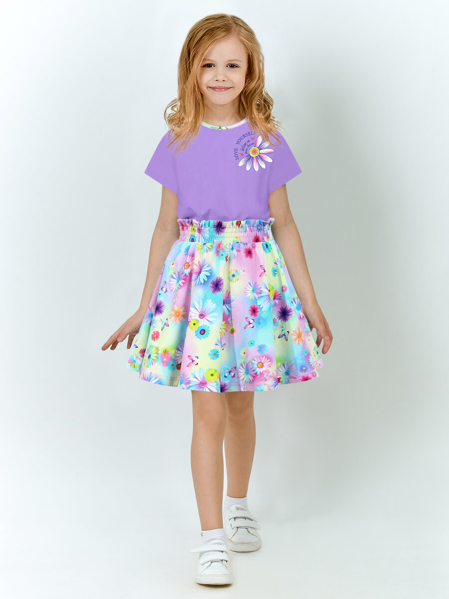 Комплект одежды для девочки с юбкой ПРЕМИУМ