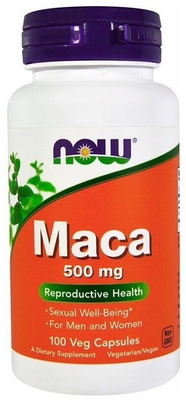 Now Maca (500 мг) 100 капсул
