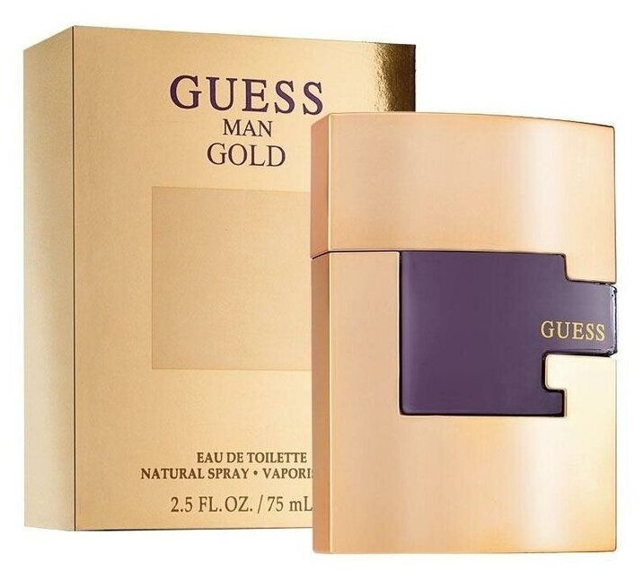 Guess Gold Man, 75мл, Туалетная вода мужская