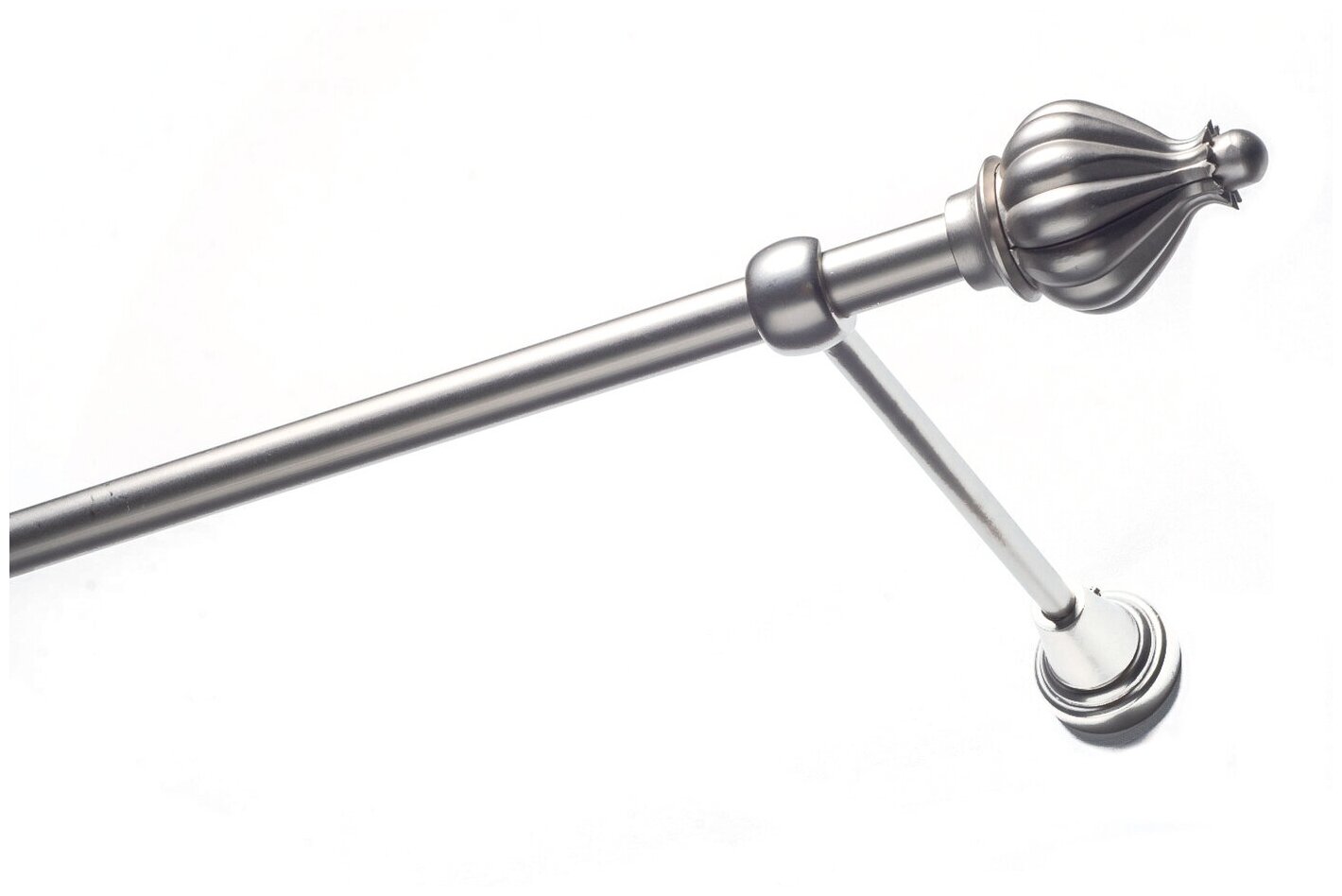 Карниз для штор 1,6 метра AICITY16 плеяде хром матовый