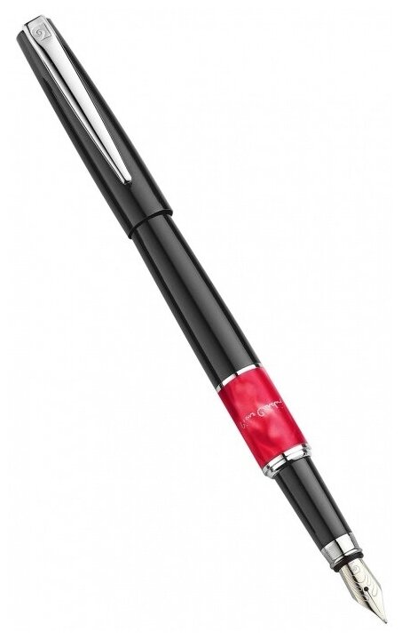 Pierre Cardin PC3402FP Ручка перьевая pierre cardin libra. цвет - черный и красный. упаковка в ручка перьевая pierre cardin libra, черный / красный (перо м)