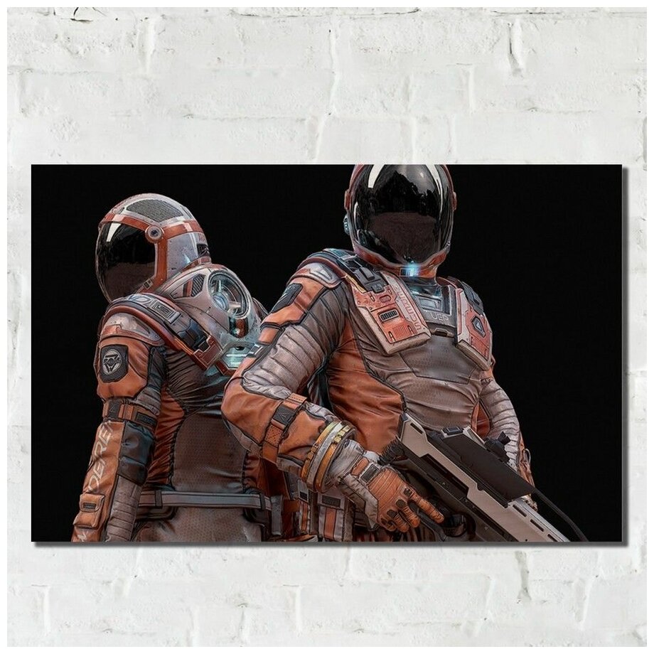 Картина интерьерная на дереве, рисунок игра Farpoint VR - 11599