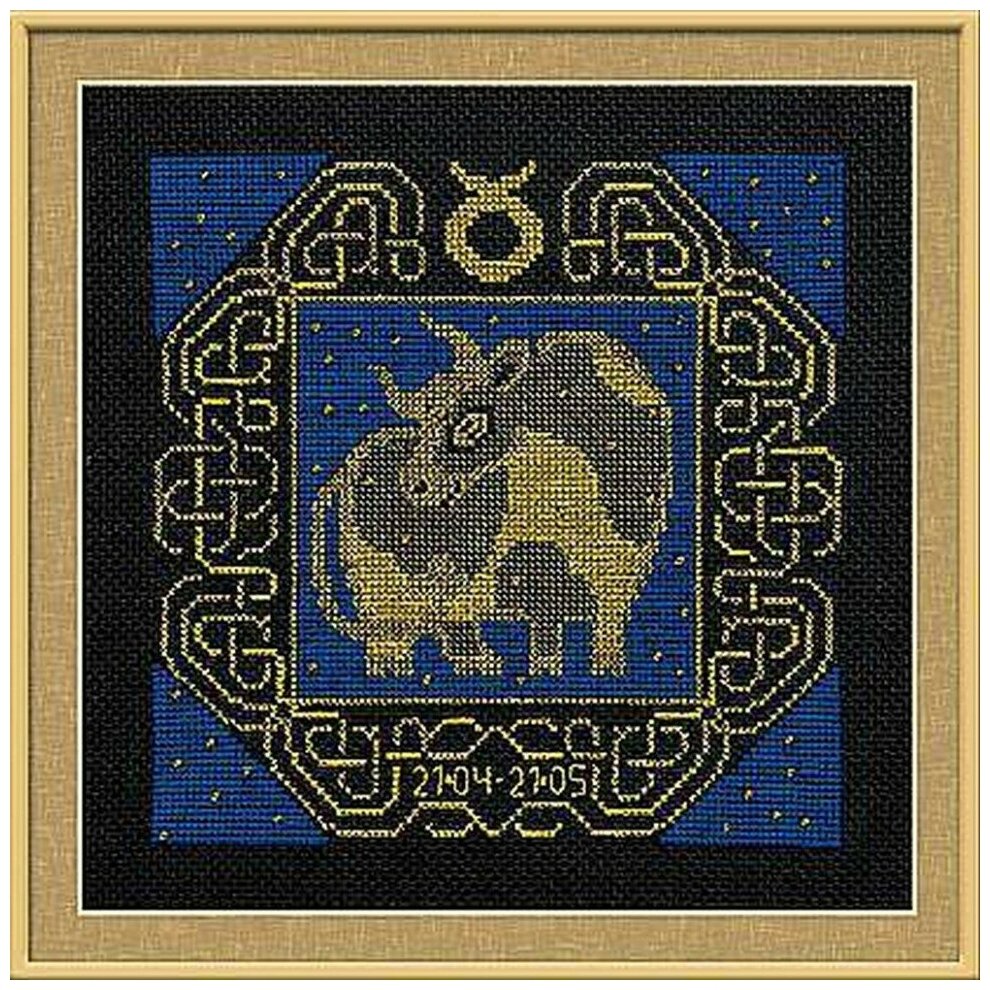 Набор для вышивания Риолис #1202 Телец, Счетный крест, 25 x 25 см